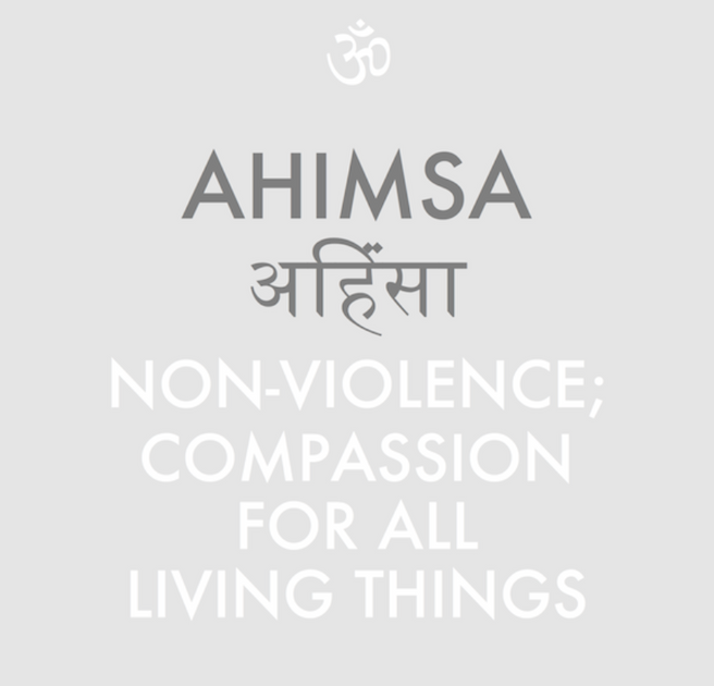AHIMSA - THE PRACTISE OF NON VIOLENCE – BE HERE & LOVE